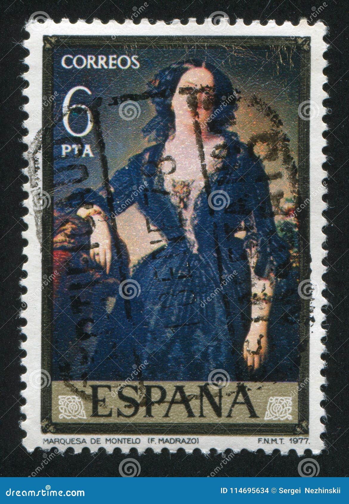 Marquesa De Montelo by Madrazo Editorial Stock Image - Image of palette ...