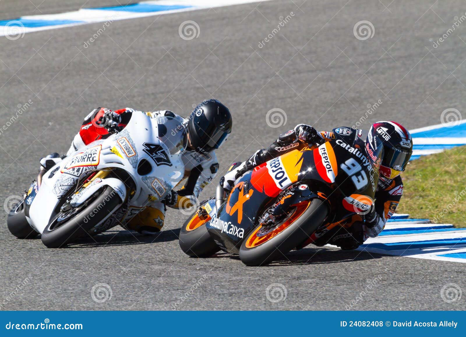 Marquez and Rodriguez Pilot of Moto2 Editorial Stock Photo - Image of ...
