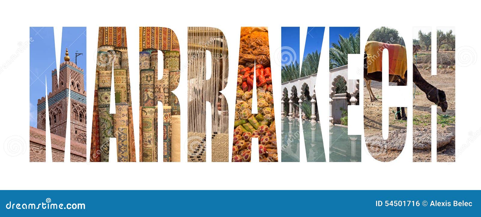 Marrakech photo stock. Image du afrique, architecture - 54501716