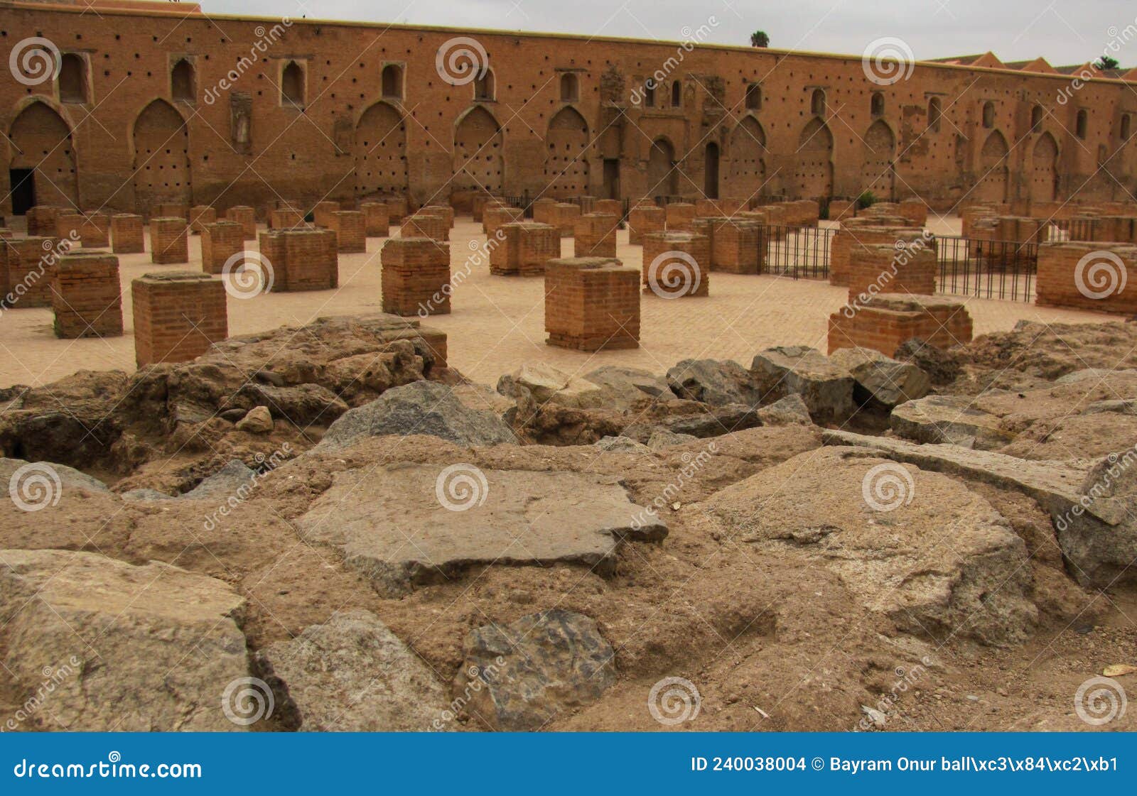 Marrakech castle stock photo. Image of historical, vacation - 240038004