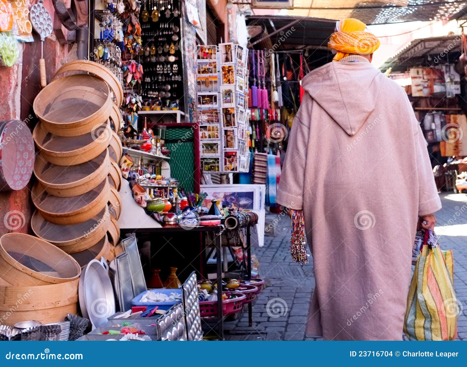 Marrakech Life in Souks editorial stock image. Image of africa - 23716704