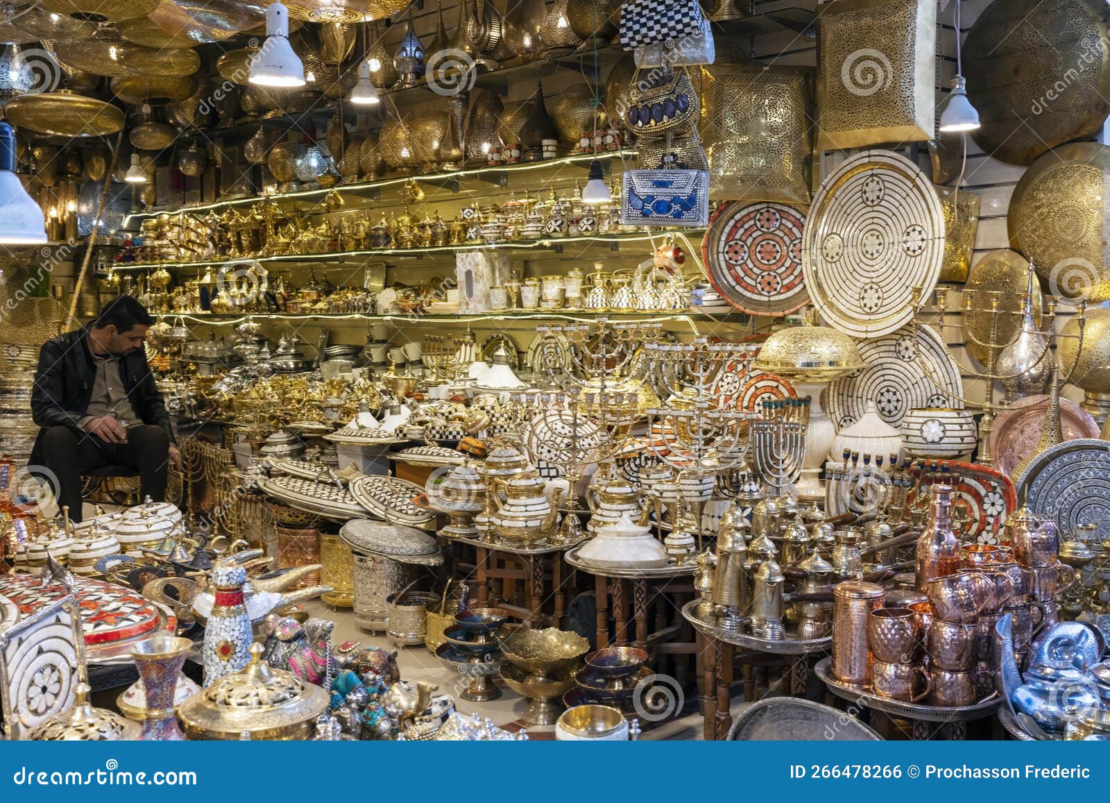 Store in Famous Marrakesh Souk Editorial Photo - Image of traditional ...