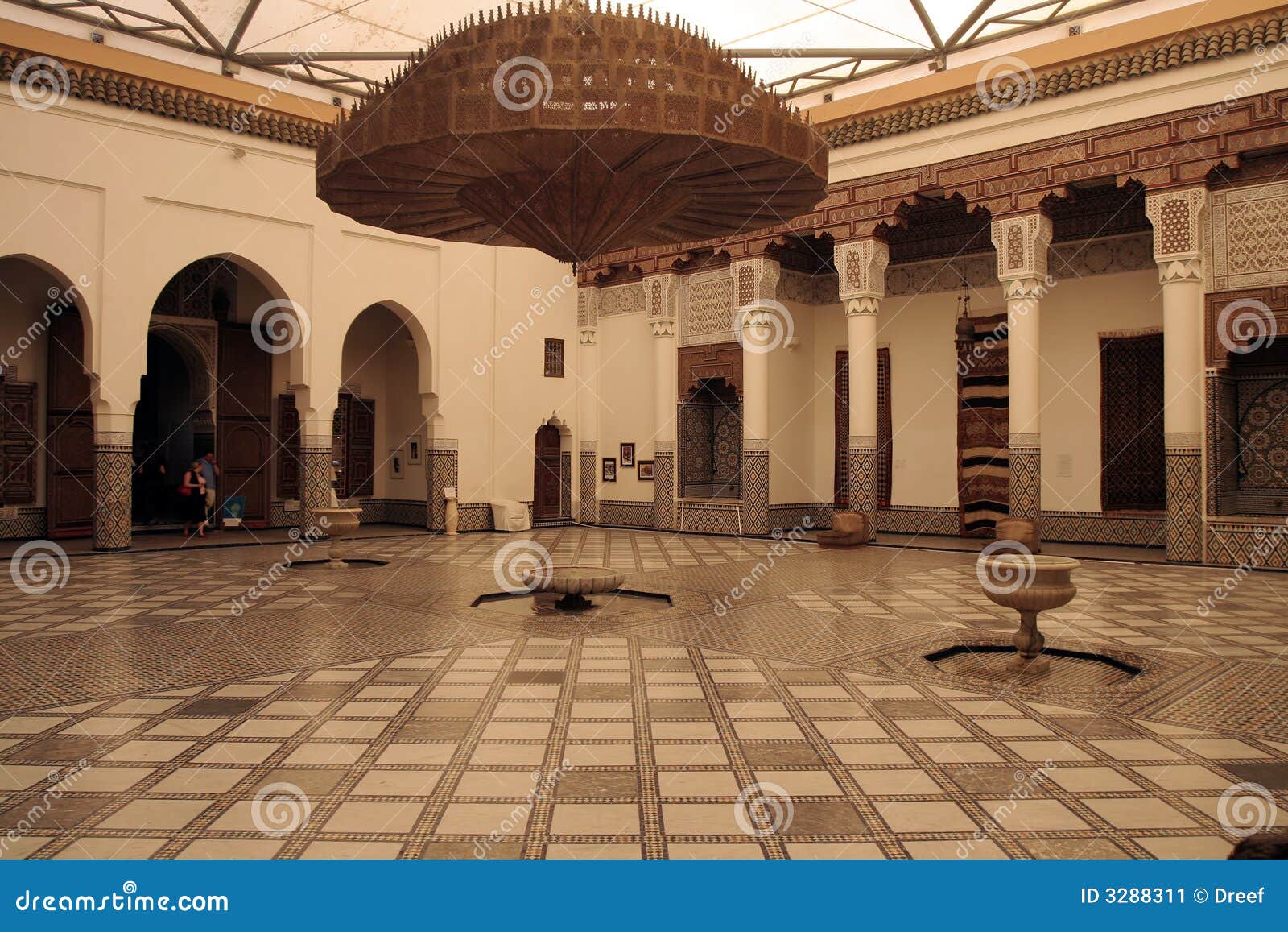 Marrakech museum editorial photo. Image of column, architecture - 3288311