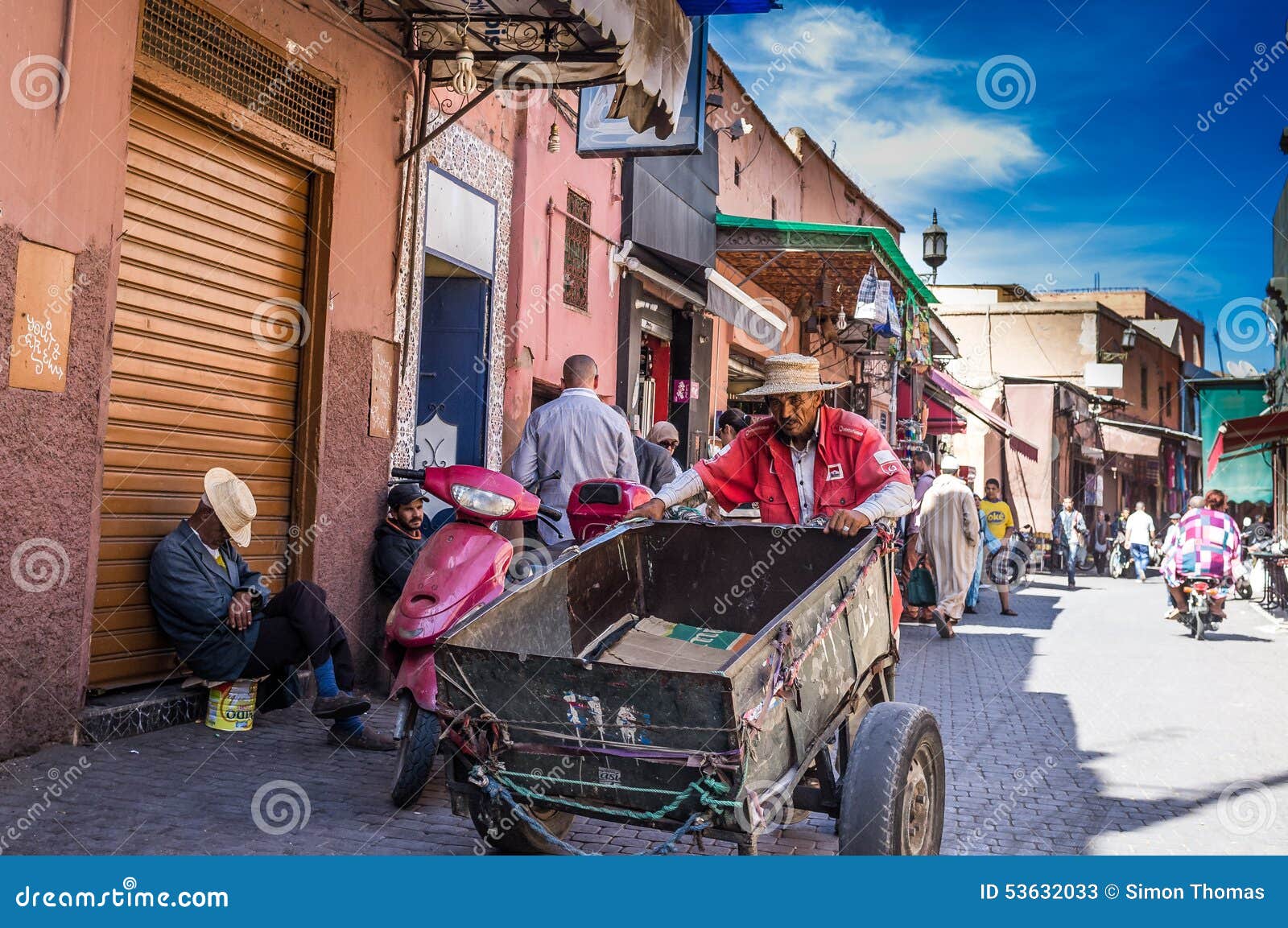 Marrakech editorial stock photo. Image of marrakech, morrocco - 53632033