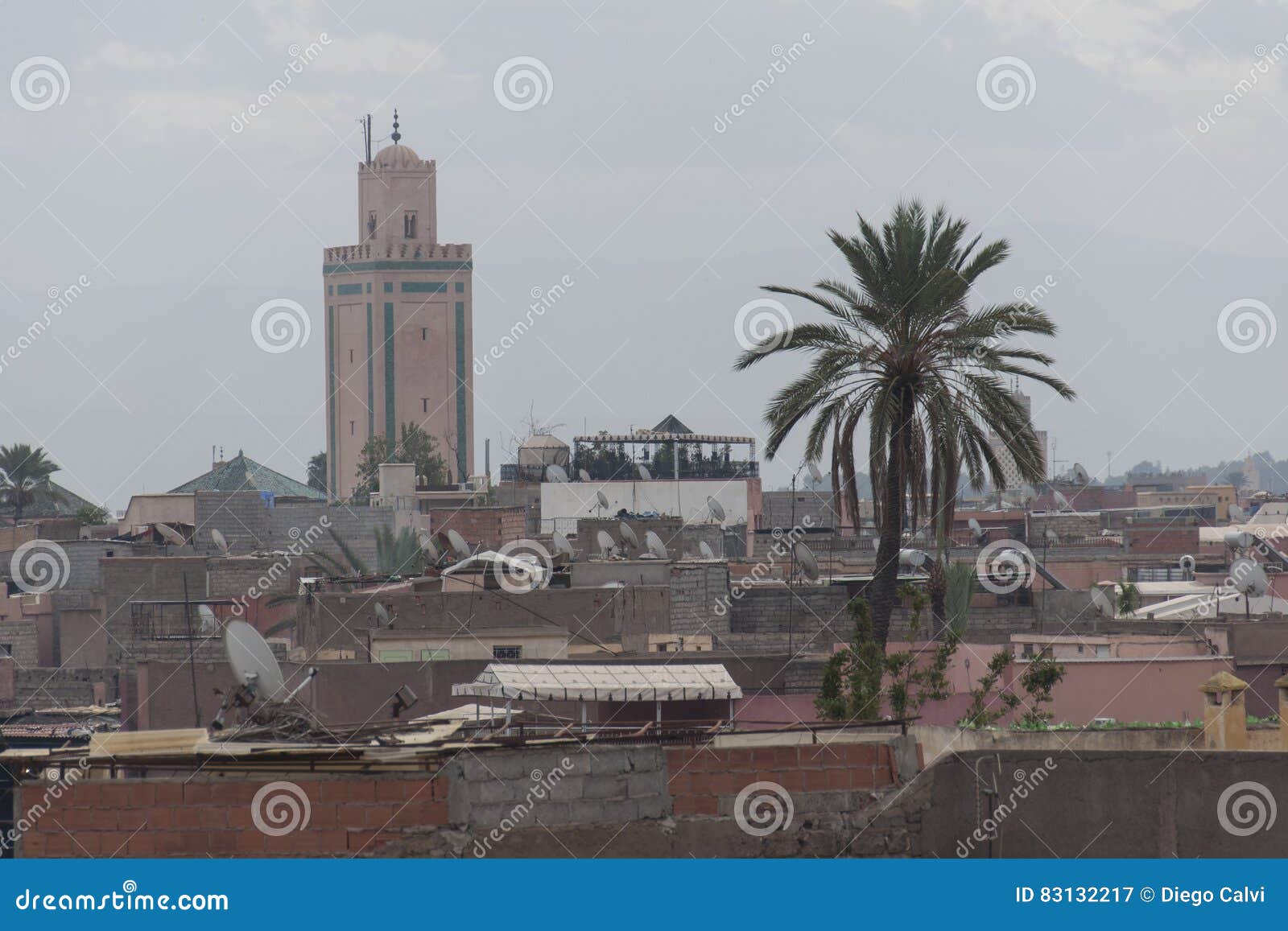 Marrakech view stock image. Image of city, medina, view - 83132217