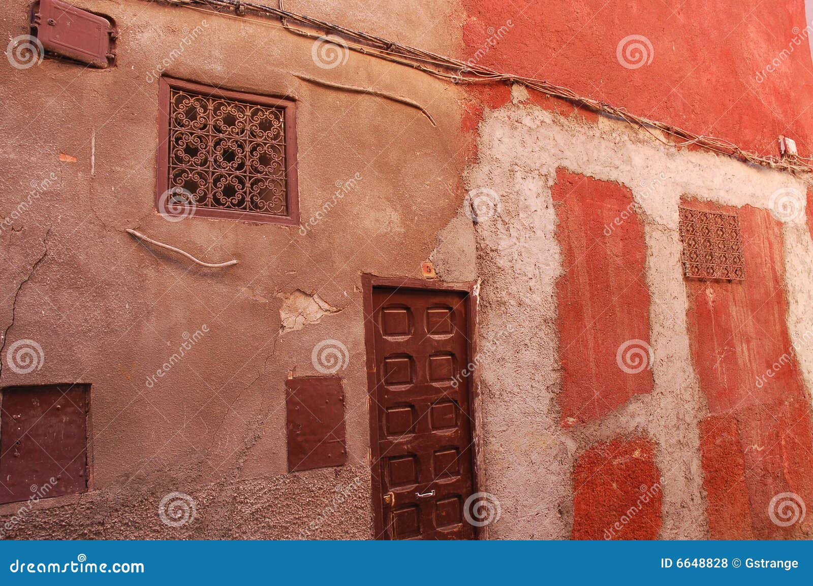 Marrakech Wall stock photo. Image of marrakesh, morocco - 6648828
