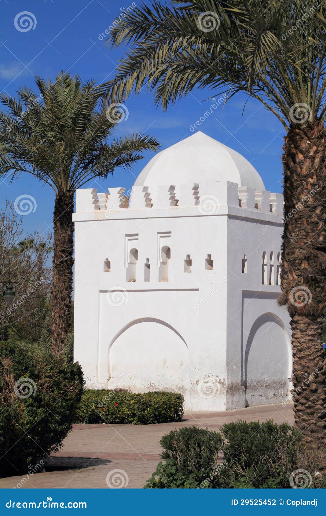 Marrakesh Islamic tomb stock photo. Image of islam, trees - 29525452