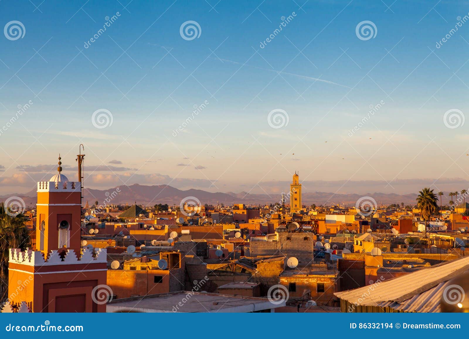 Marrakesh landscape stock photo. Image of morocco, marrocan - 86332194