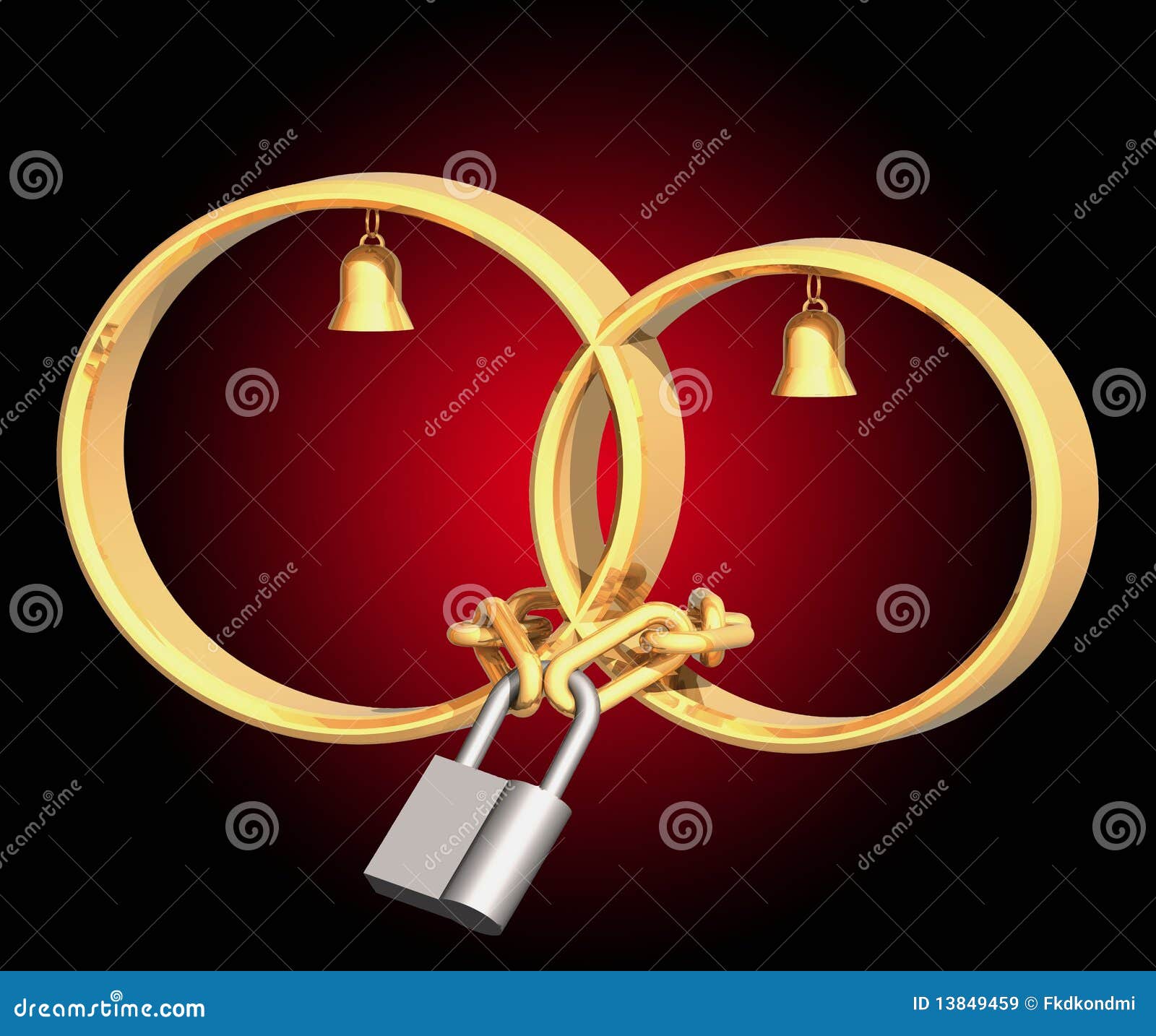 Marriage connection. stock illustration. Illustration of background ...