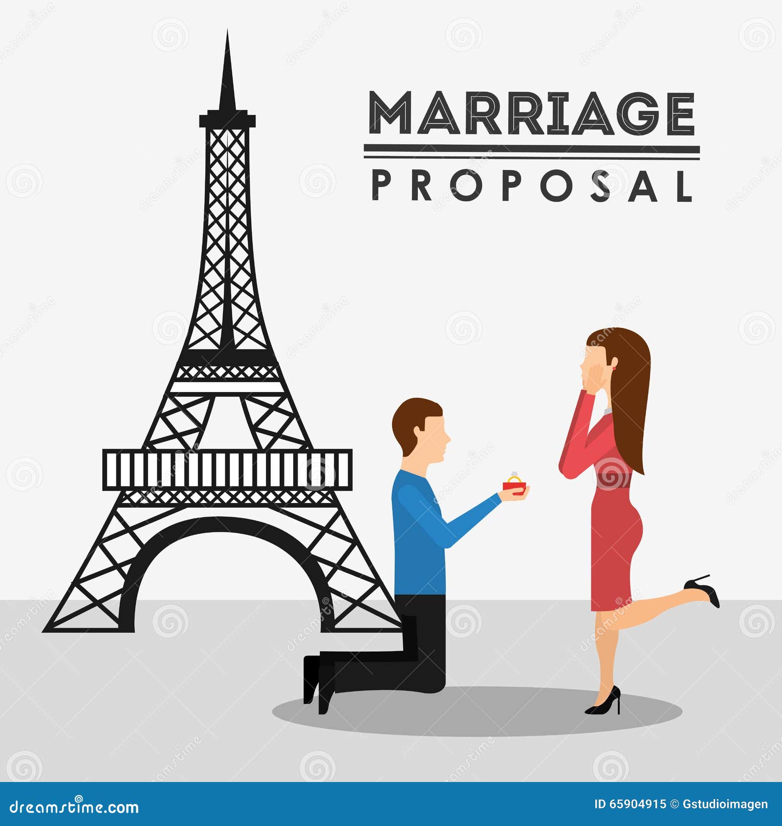 Marriage proposal design stock illustration. Illustration of feelings ...