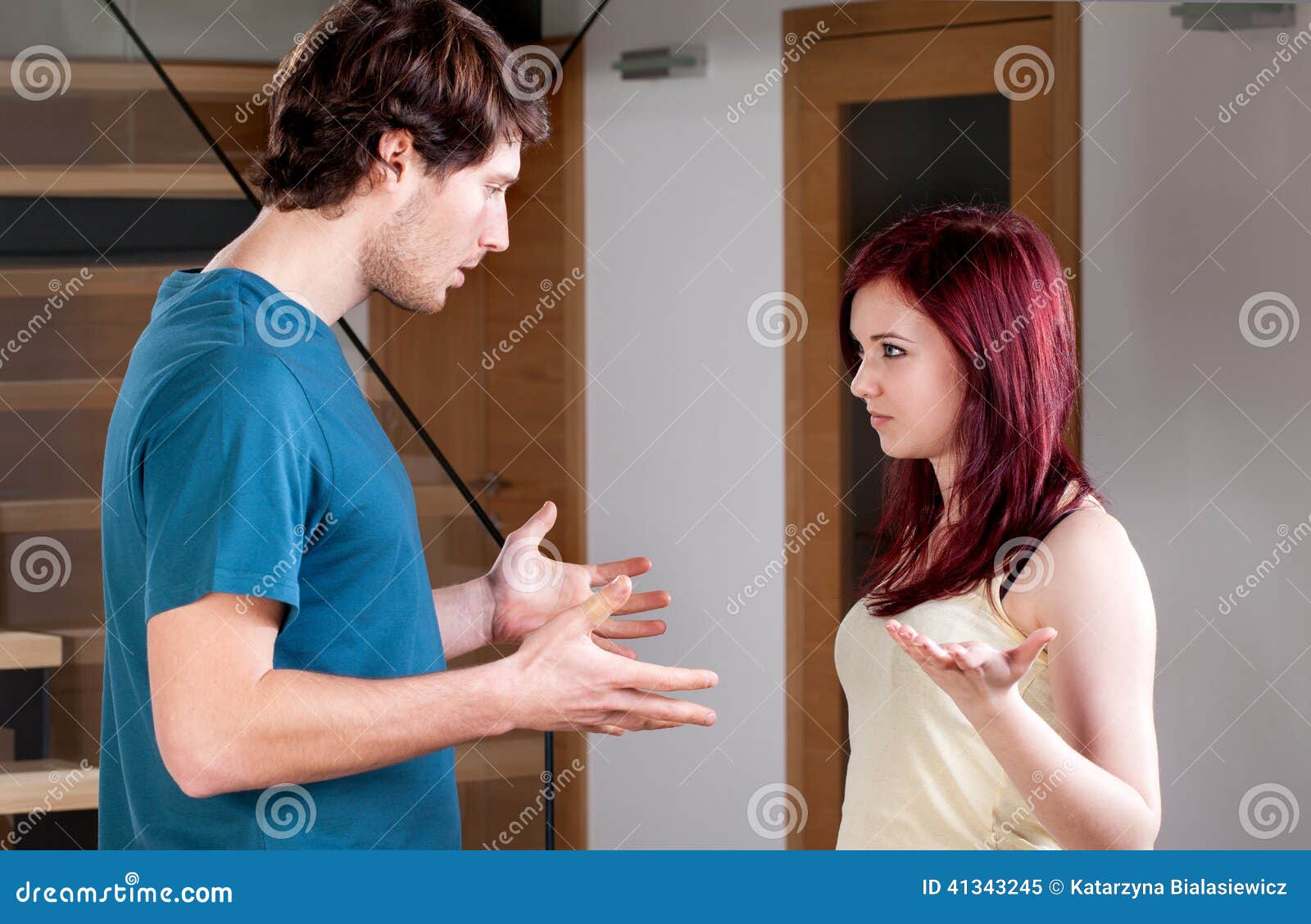 Marriage quarrel stock image. Image of boyfriend, partner - 41343245