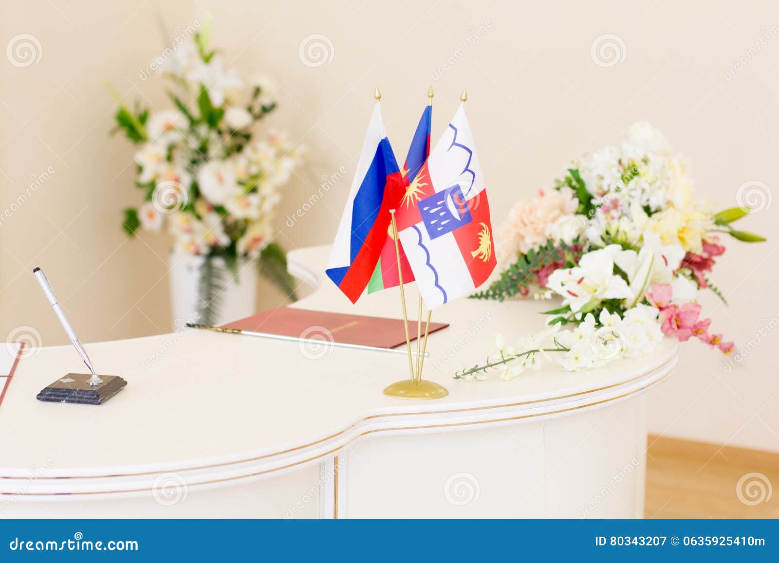 The Marriage Registration Office Stock Image - Image of office, white ...