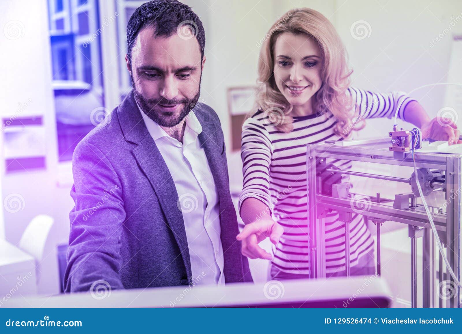 Married Couple of Programmers Feeling Excited while Watching Video at ...
