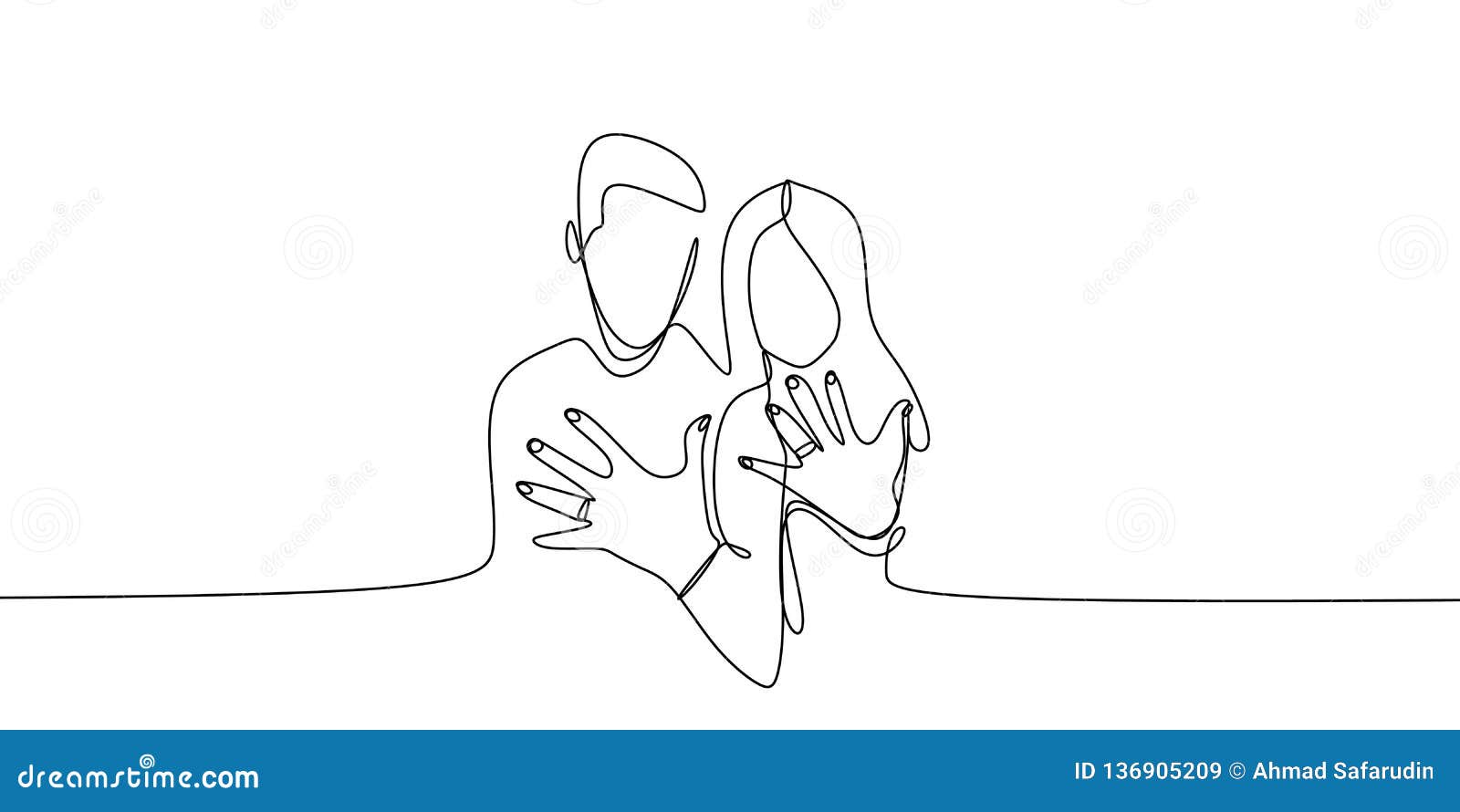 Wedding Vow Line Icon. Script With Rings Vector Illustration Isolated ...