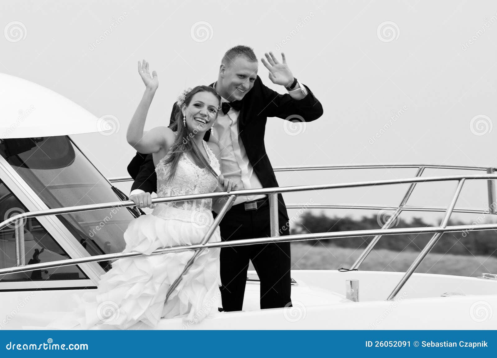 Married Couple on Speedboat Stock Image - Image of boat, married: 26052091