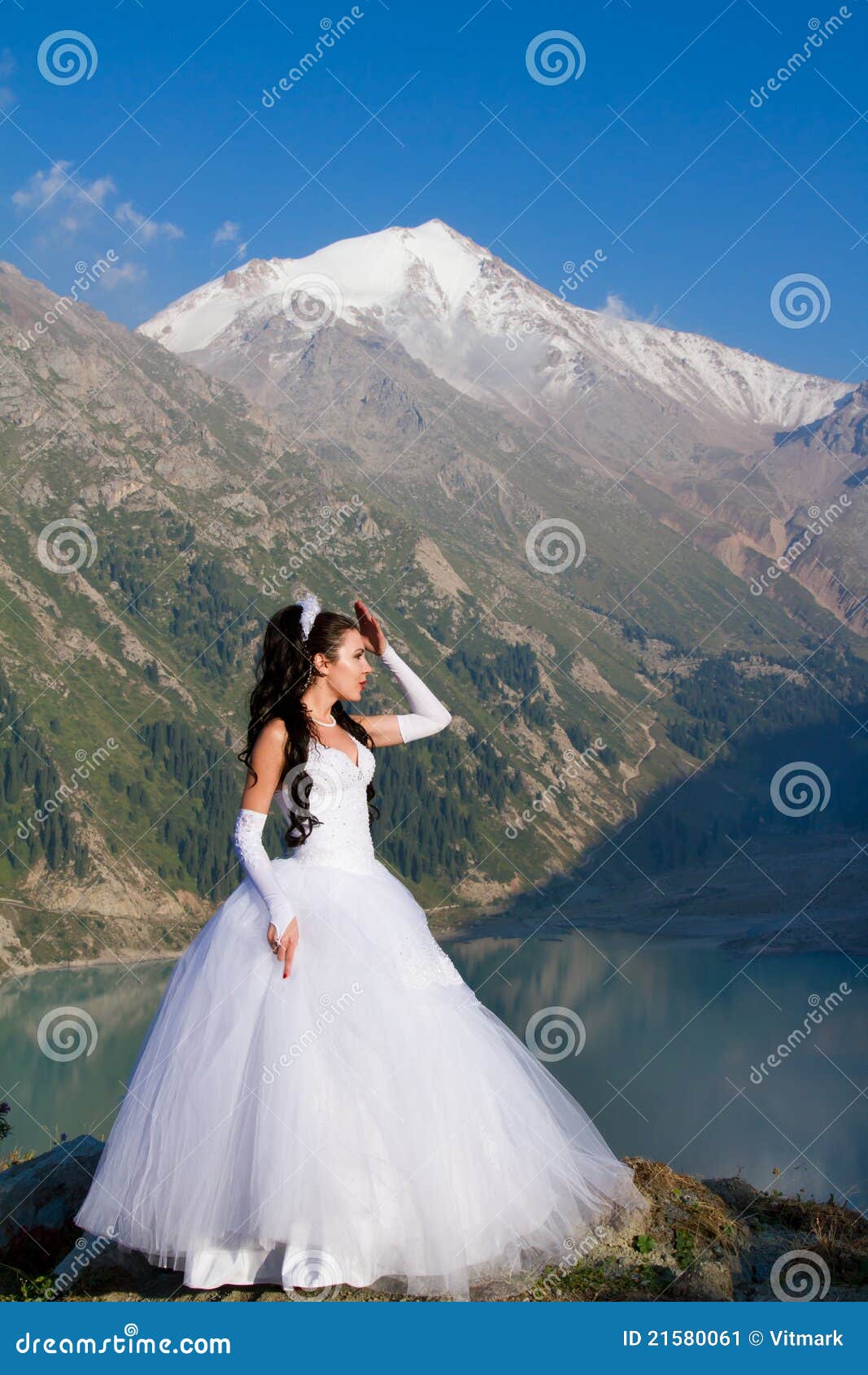 Married woman bride stock image. Image of dress, bridal - 21580061