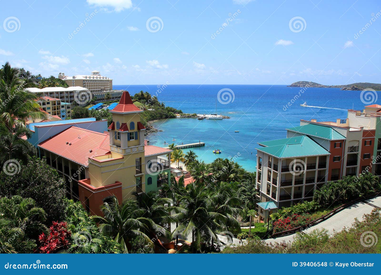 Marriott Resort St Thomas stock photo. Image of morning - 39406548