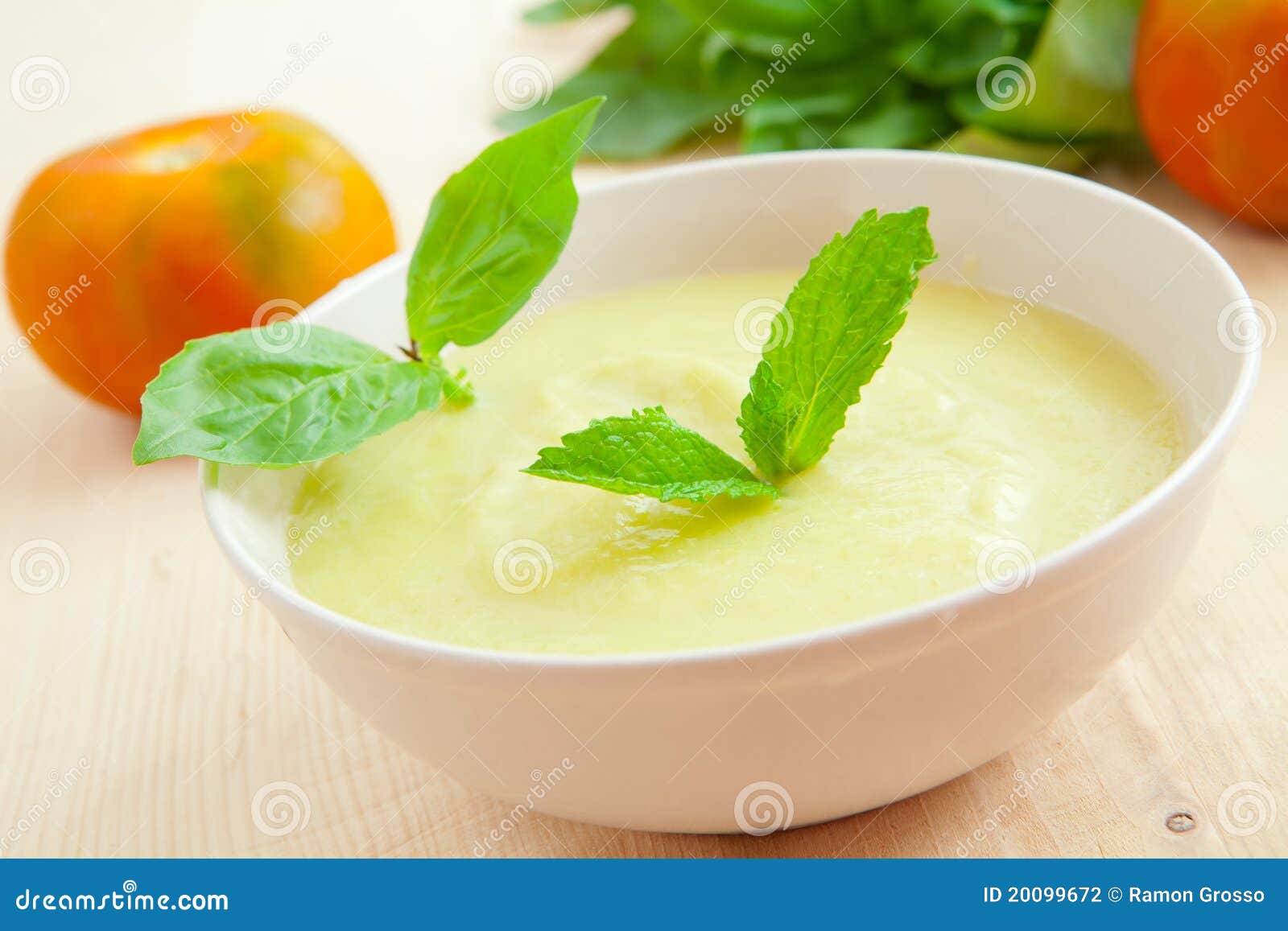 Marrow soup stock photo. Image of cream, natural, lunch - 20099672