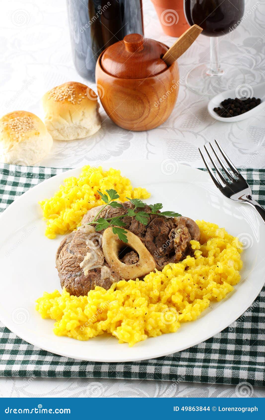 Marrowbone with Saffron Rice Stock Photo - Image of cooked, grated ...