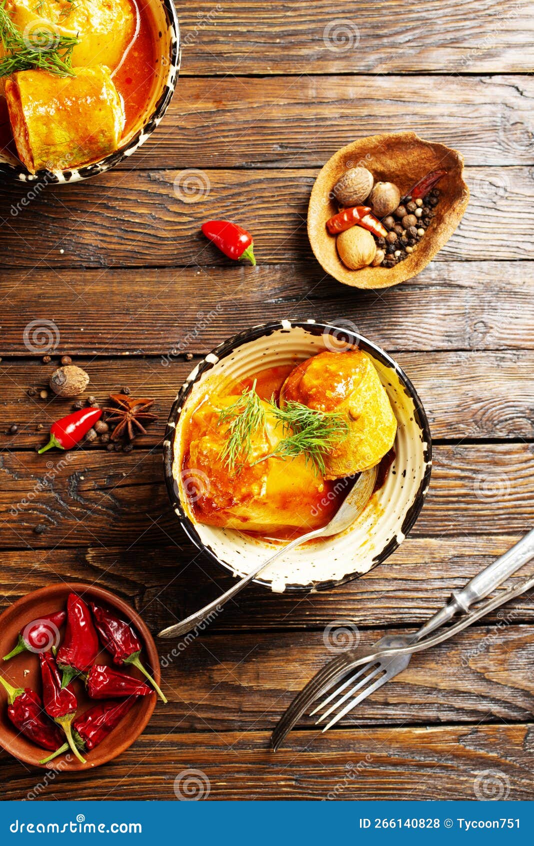 Marrows Stuffed with Minced Meat with Sauce in Bowl Stock Photo - Image ...