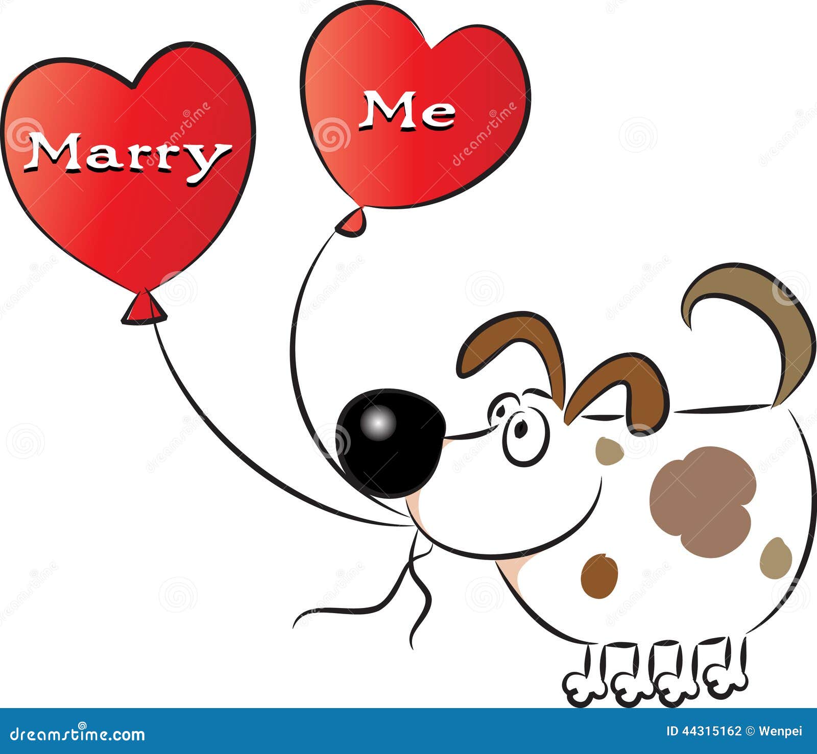 Marry me stock illustration. Illustration of love, year - 44315162
