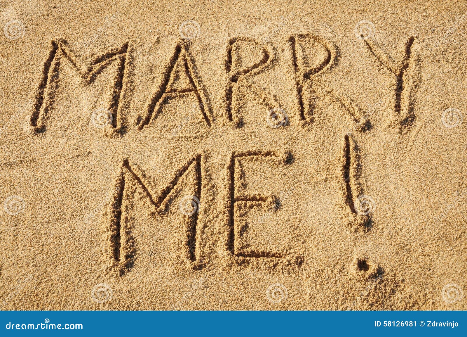 Marry Me! stock image. Image of ocean, postcard, drawing - 58126981