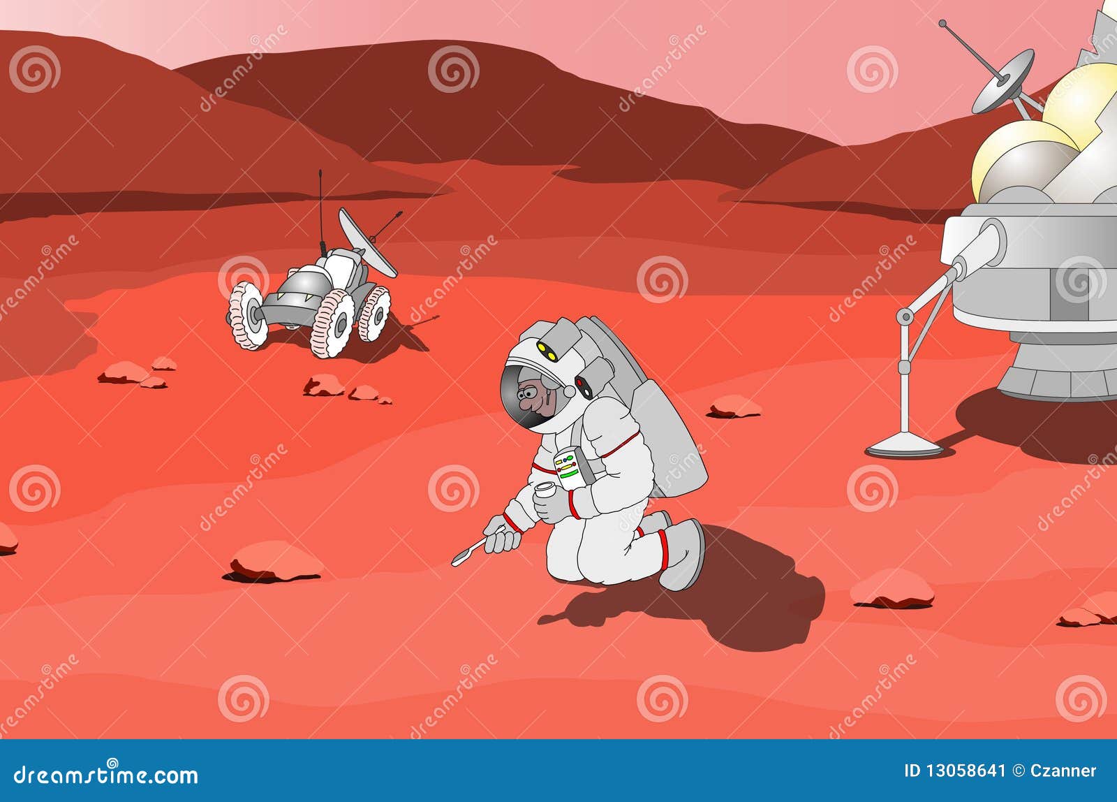 Funny Mars Planet Cartoon Illustration | CartoonDealer.com #31861863 Funny Mars Planet Cartoon Illustration | CartoonDealer.com #31861863