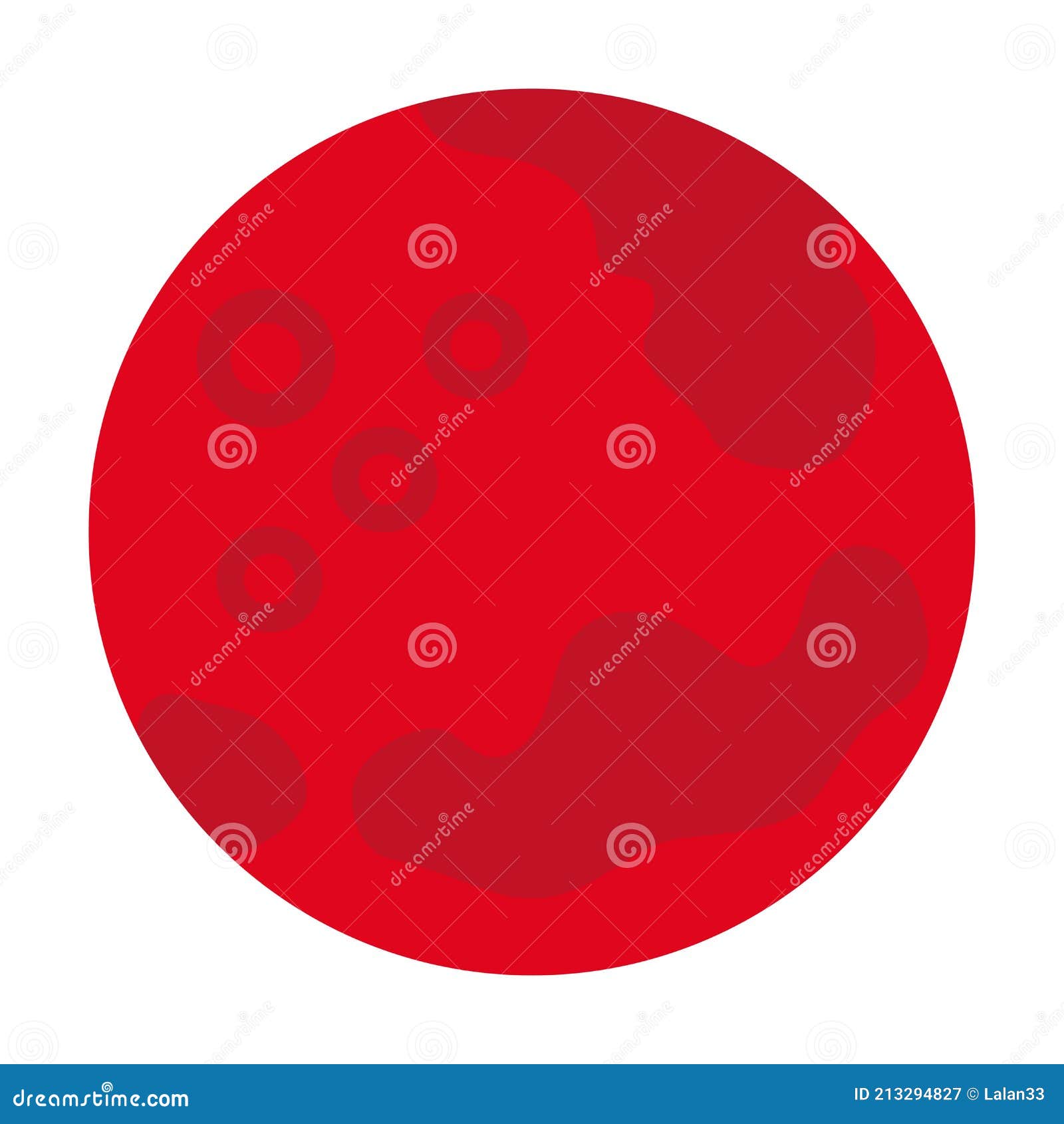 Mars. the red planet stock vector. Illustration of cosmos - 213294827