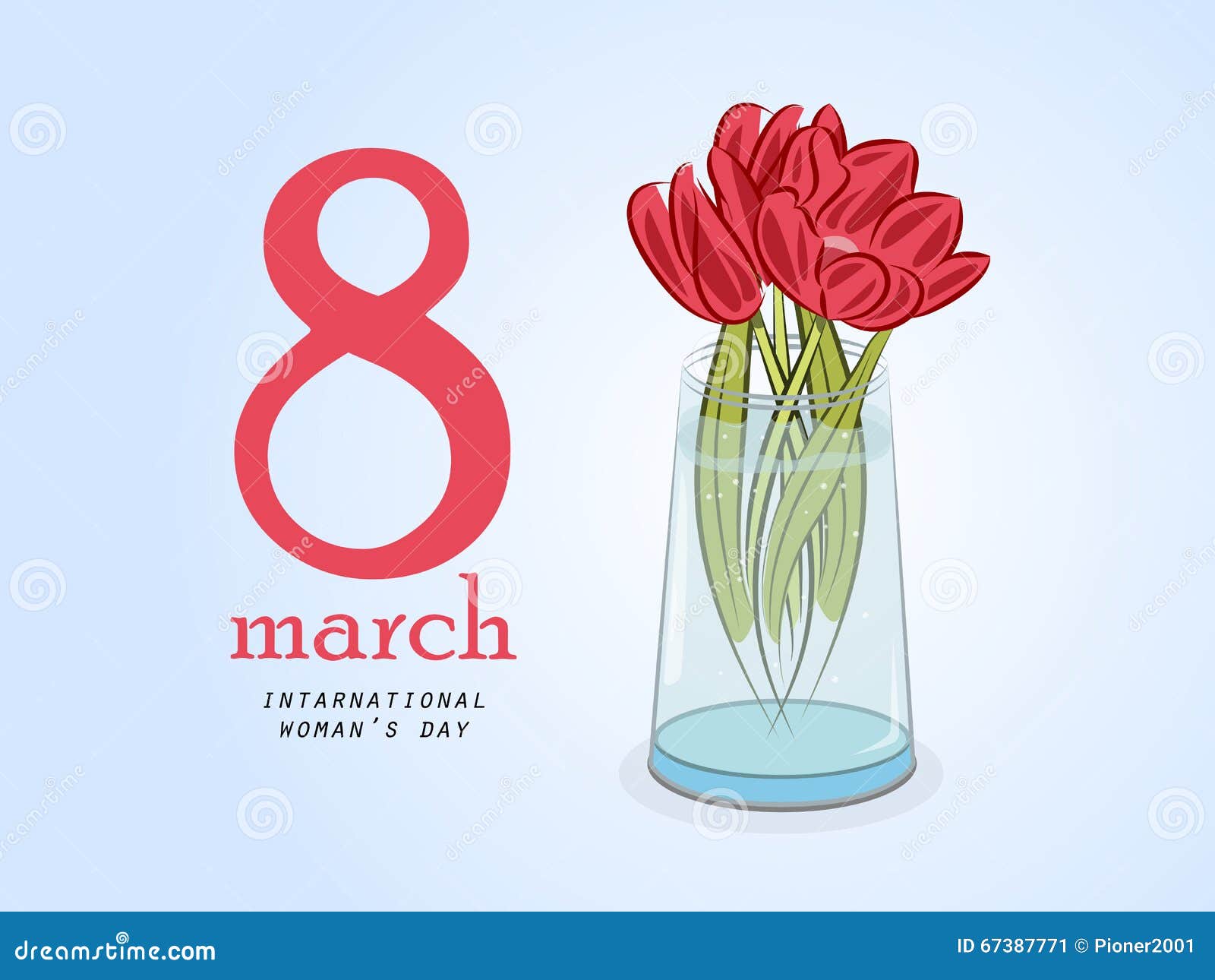 8 mars illustration de vecteur. Illustration du carte - 67387771