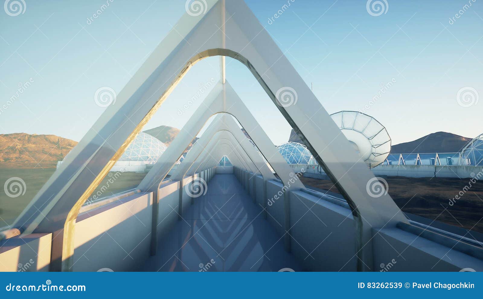 Mars-Architektur Mars-Basis, Kolonie Leben Auf Mars Stock Video - Video ...