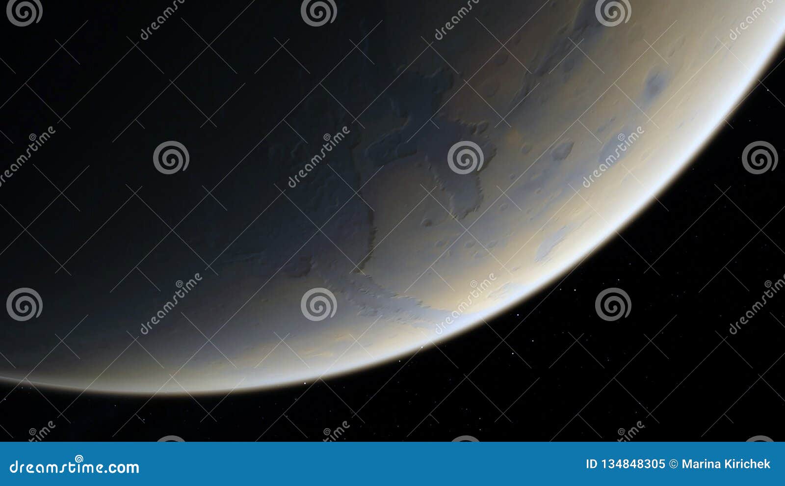 Mars. Astronomy and Science Concept. Space Theme. Stock Image - Image ...