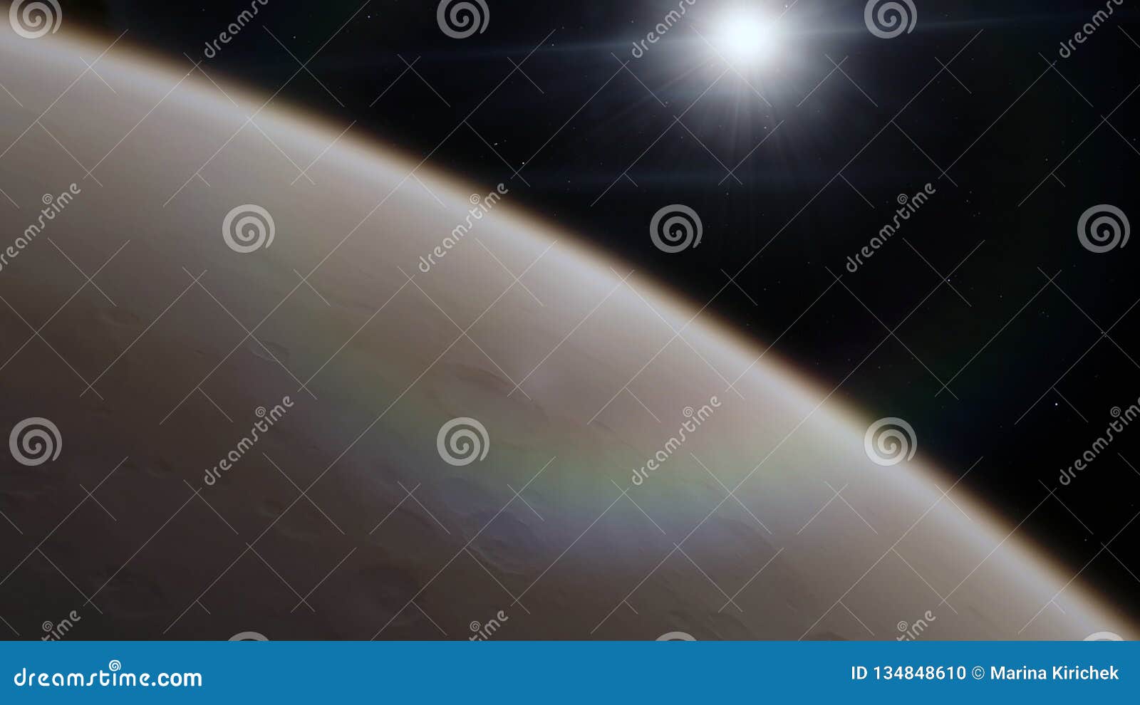 Mars. Astronomy and Science Concept. Space Theme. Stock Photo - Image ...