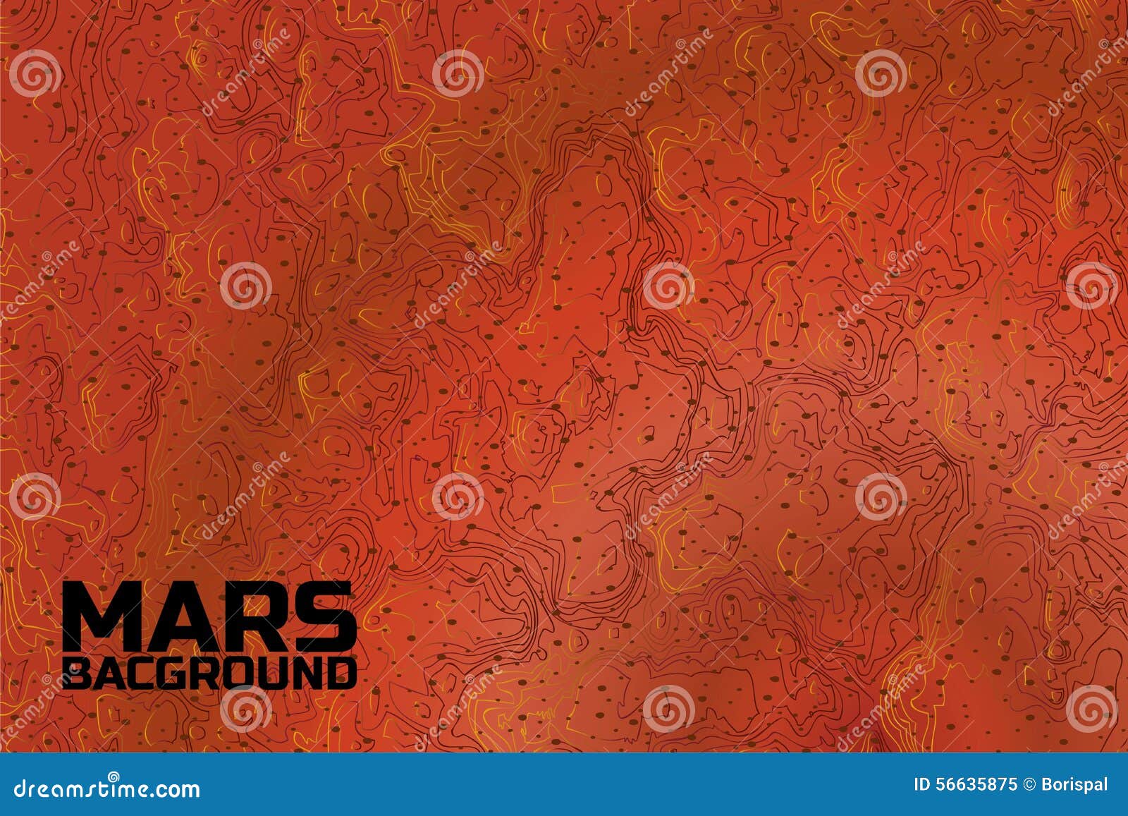 Mars background. stock vector. Illustration of universe - 56635875