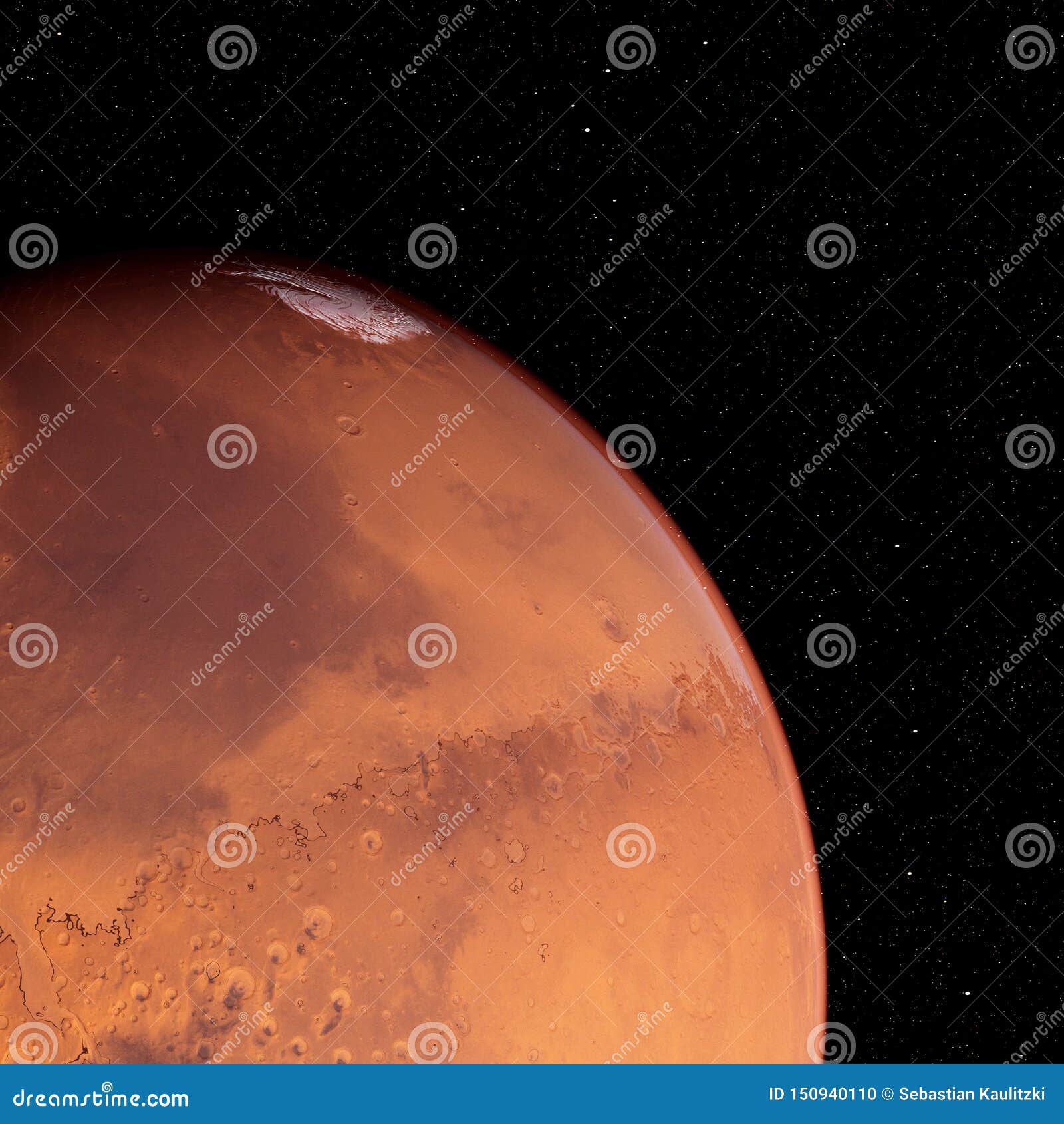 The mars stock illustration. Illustration of science - 150940110