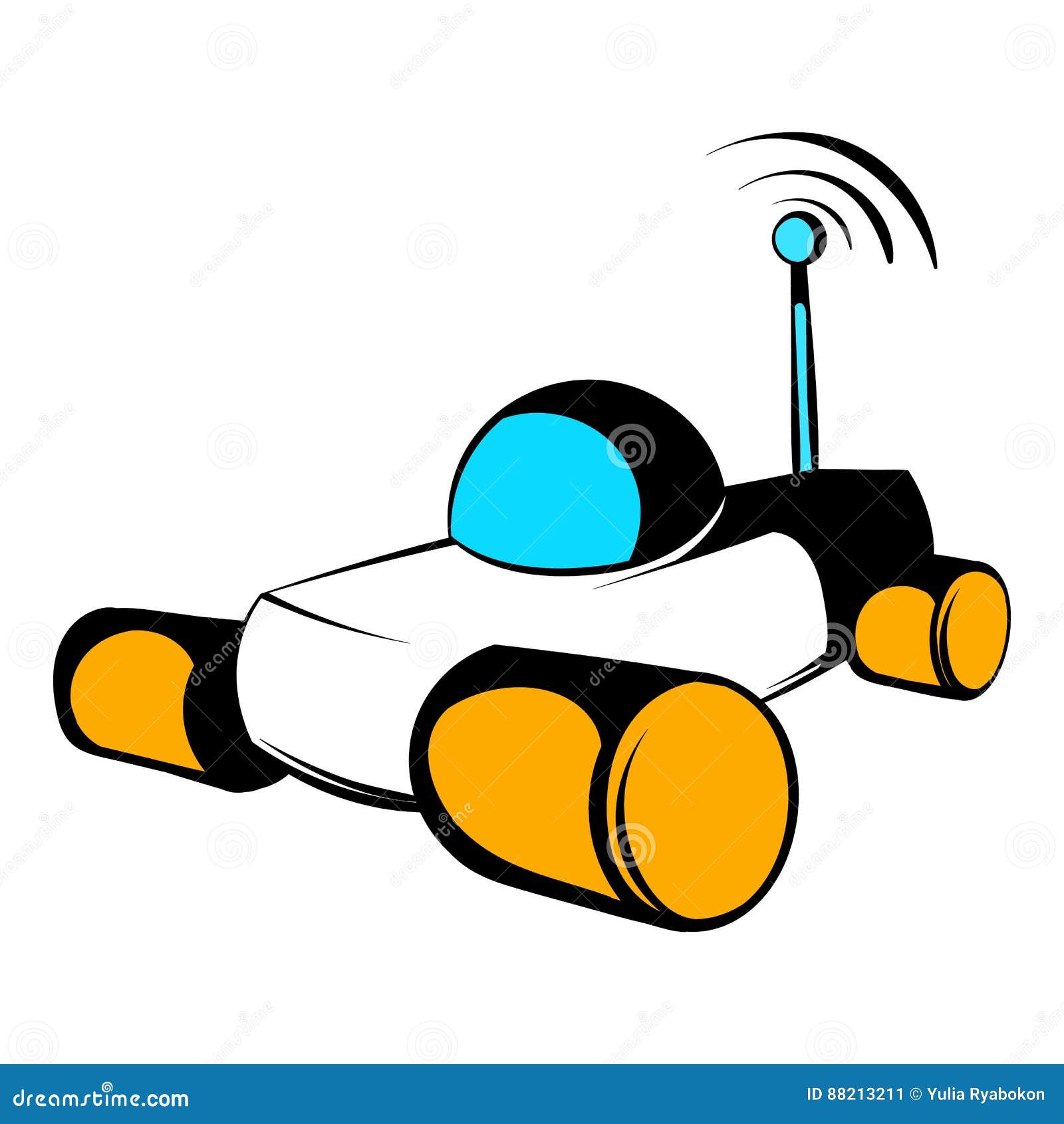 Mars Exploration Rover Icon, Icon Cartoon | CartoonDealer.com #88213211