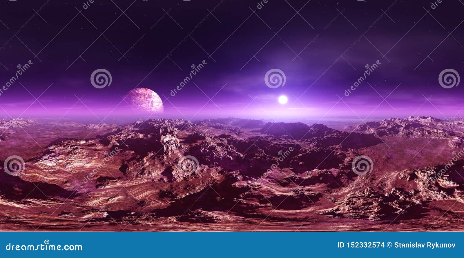 Mars, HDRI, Environment Map Stock Illustration - Illustration of cosmos ...