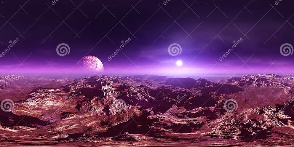 Mars, HDRI, Environment Map Stock Illustration - Illustration of cosmos ...