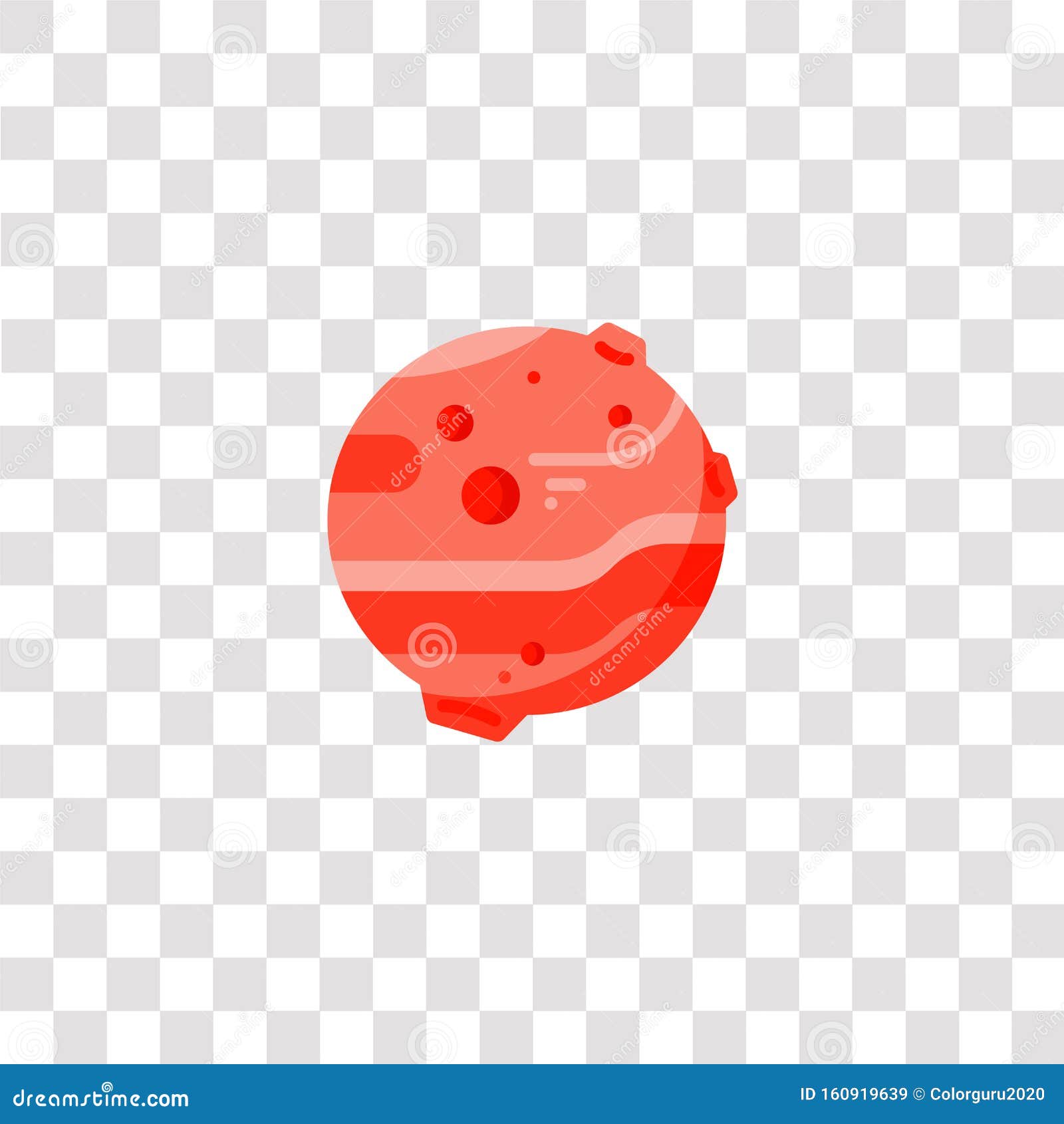 Mars Icon Sign and Symbol. Mars Color Icon for Website Design and ...