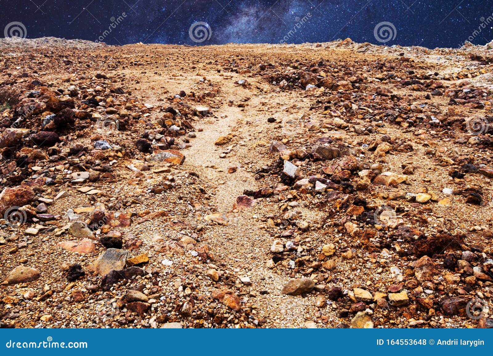 Mars Landscape Stones