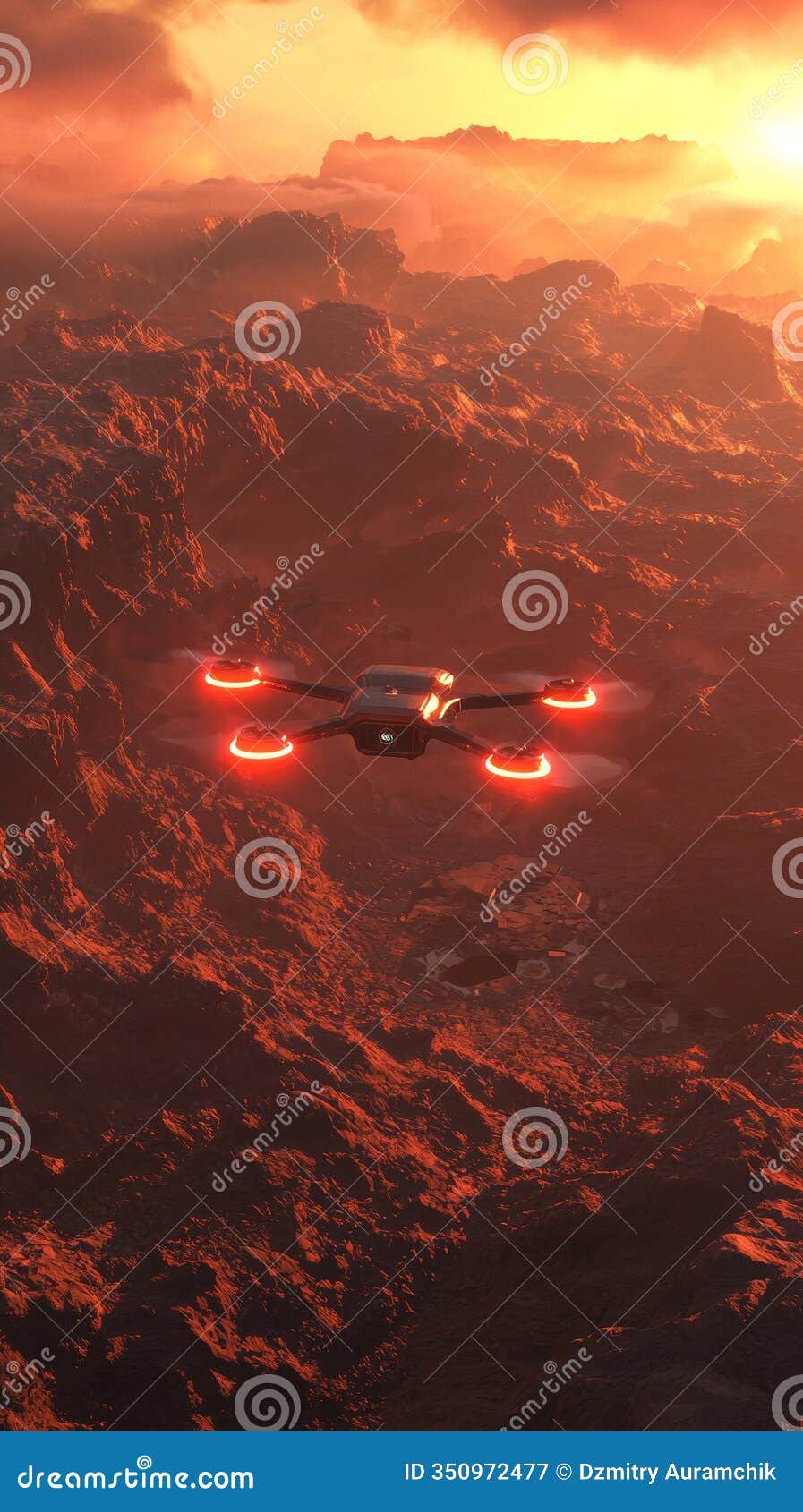 Mars-like Terrain Assessed with Robotic Drones for Planetary ...