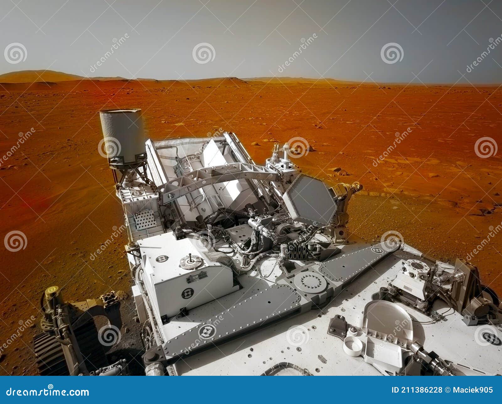 Mars 2020 Perseverance Rover is Exploring Surface of Mars. Perseverance ...