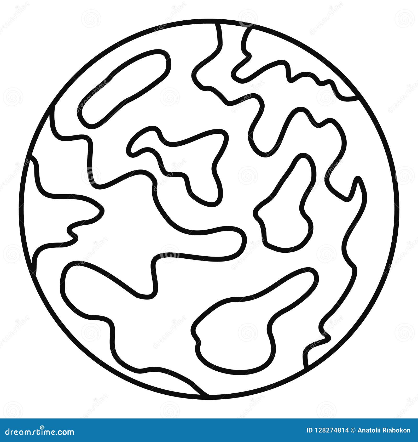Mars Planet Icon, Outline Style Stock Vector - Illustration of cute ... Mars Planet Icon, Outline Style Stock Vector - Illustration of cute ...