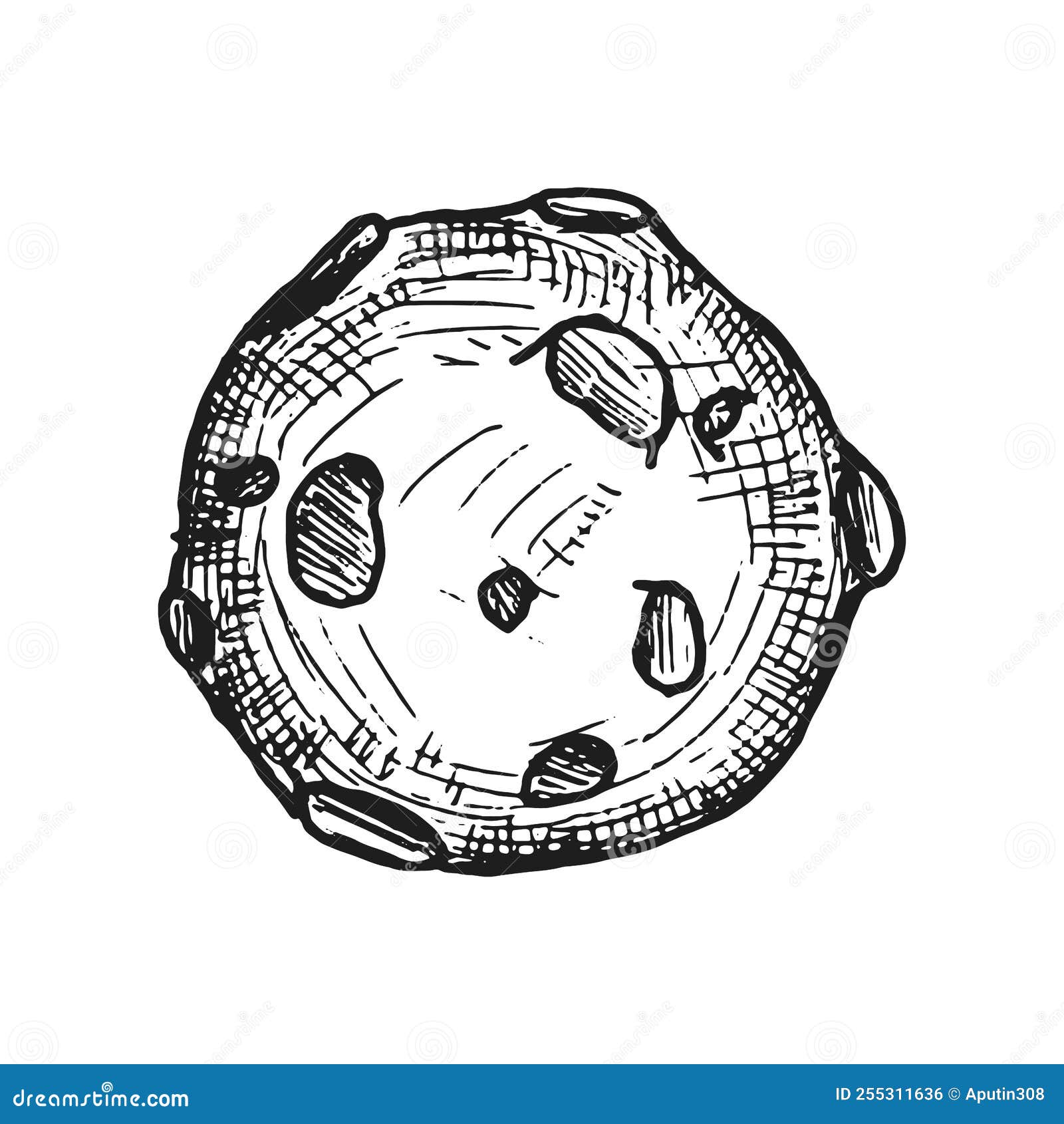Mars Planet. Sketch Vector Illustration Stock Vector - Illustration of ...
