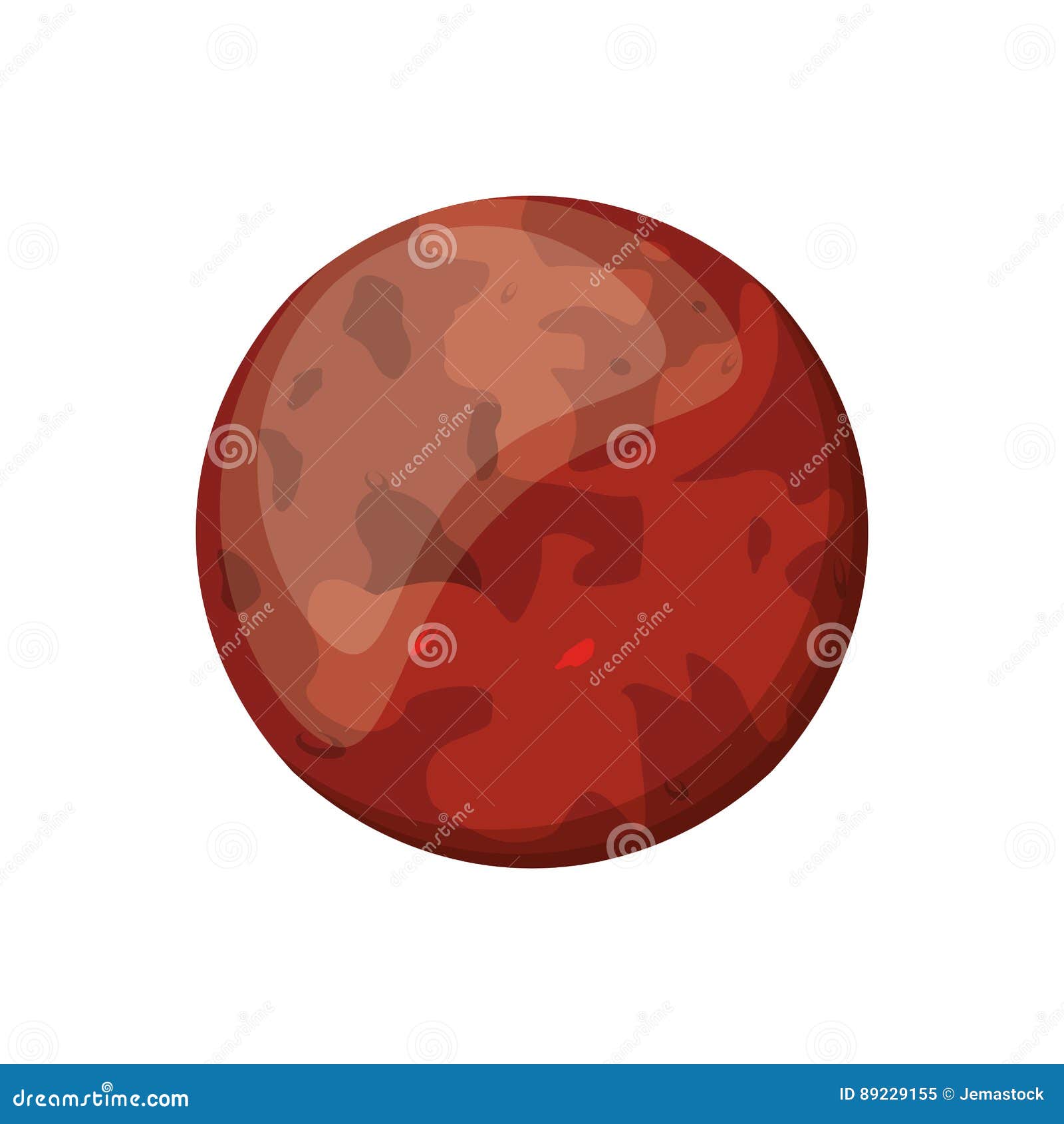 Mars planet space image stock illustration. Illustration of orbit ...