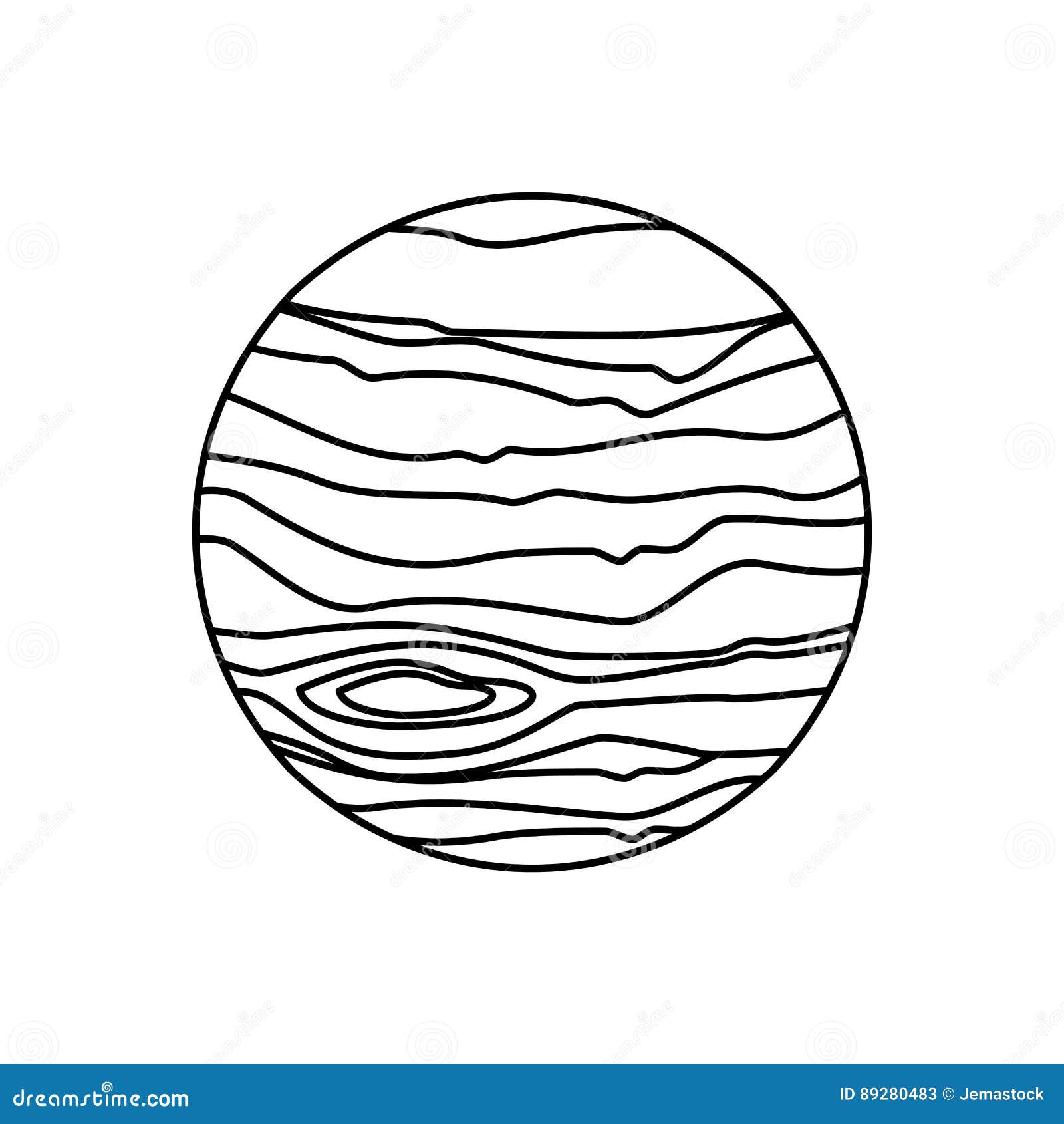Mars planet space outline stock illustration. Illustration of astronaut ...