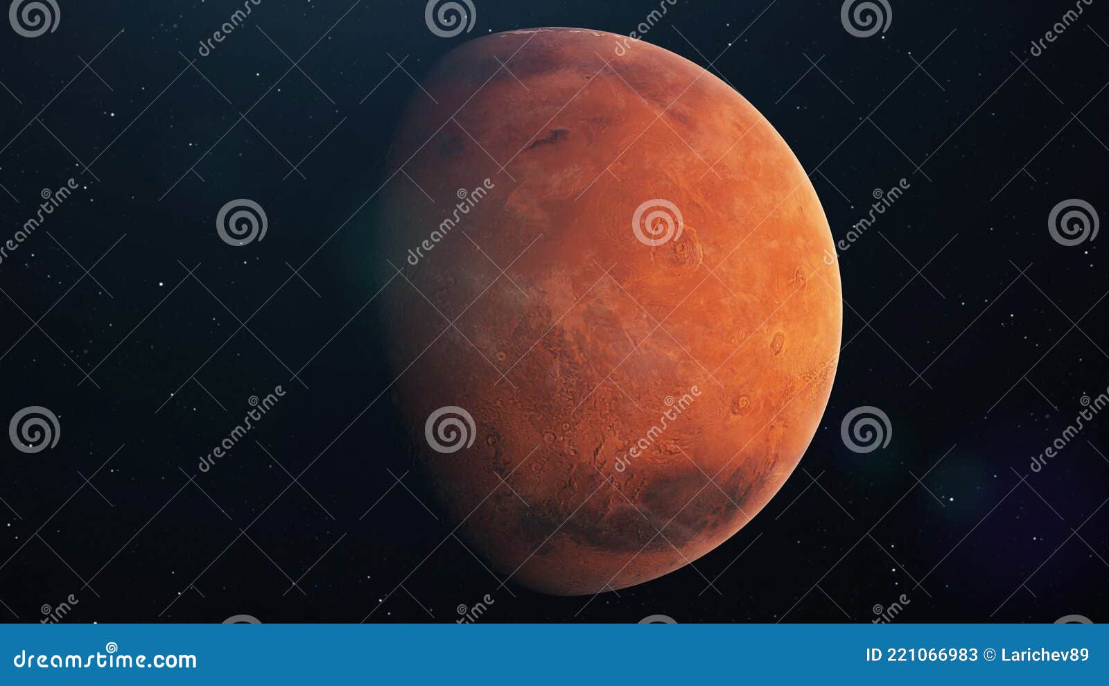 Spining Planet Mars