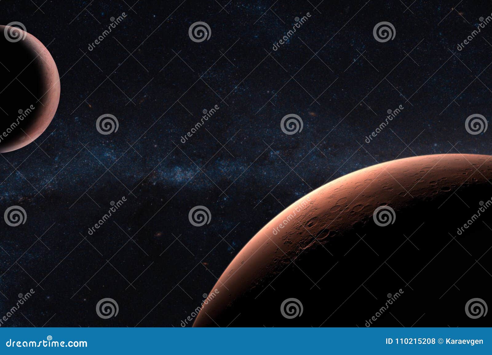 Mars. Planets in Solar System Stock Photo - Image of kepler, planet ...