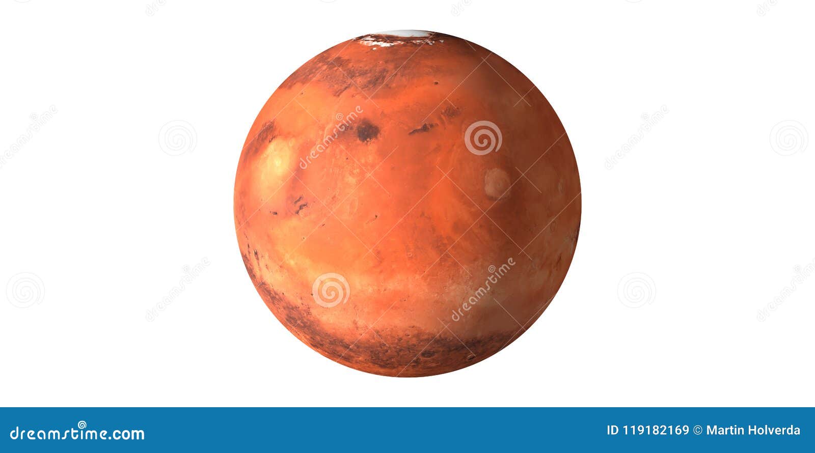Mars the Red Planet Seen from Space Stock Image - Image of astronaut ...