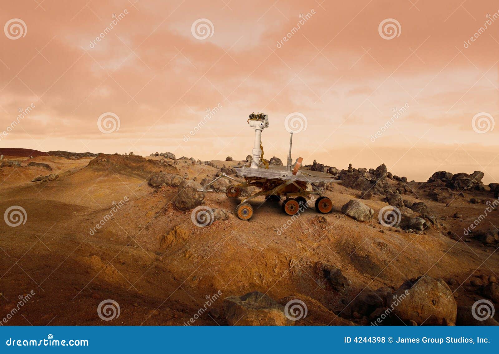 Mars Rover stock photo. Image of alien, planet, nasa, science - 4244398