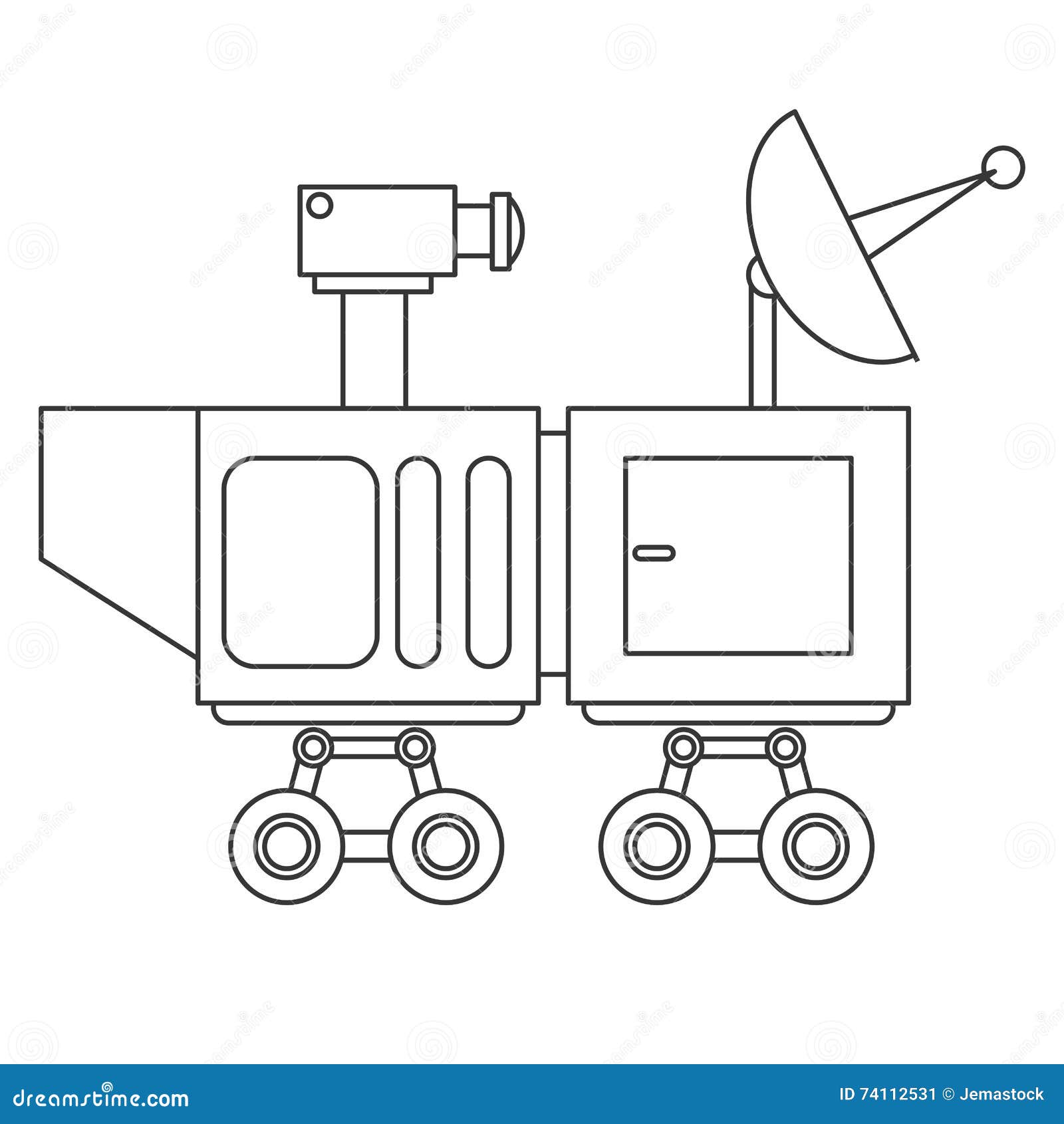 Sketch Mars Rover Curiosity Pictures